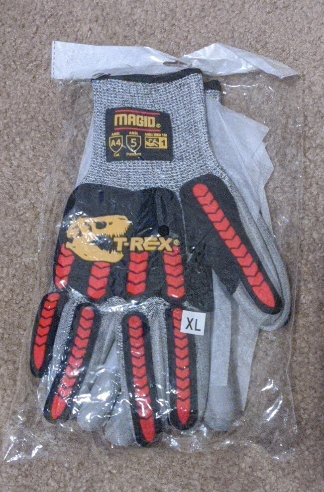 Magid T-REX Impact Glove Cut Level A5 Size XL | eBay