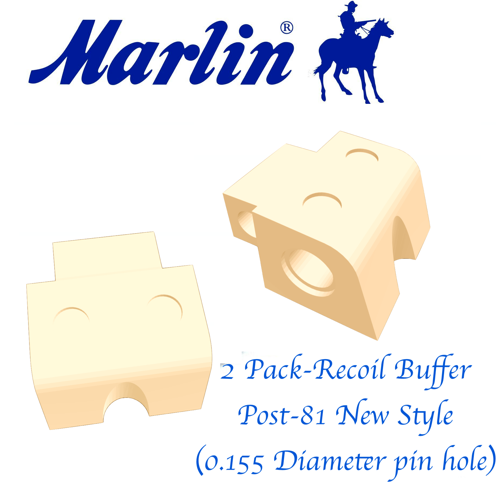 2x High Precision Marlin Recoil Buffer For New 60, 70, 70P, 795, 75, 99 ...