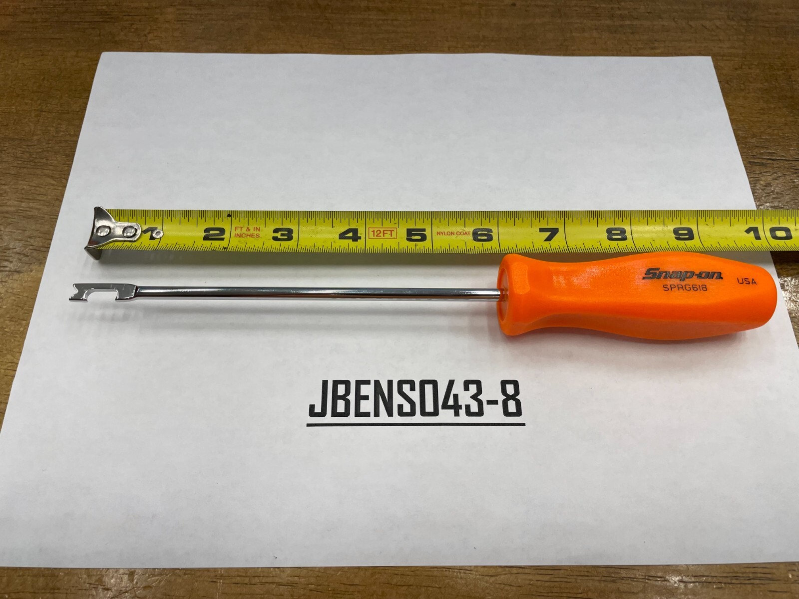 Snap-on Tools USA NEW ORANGE 5/16" Blade Width Push-Pull Spring Tool ...