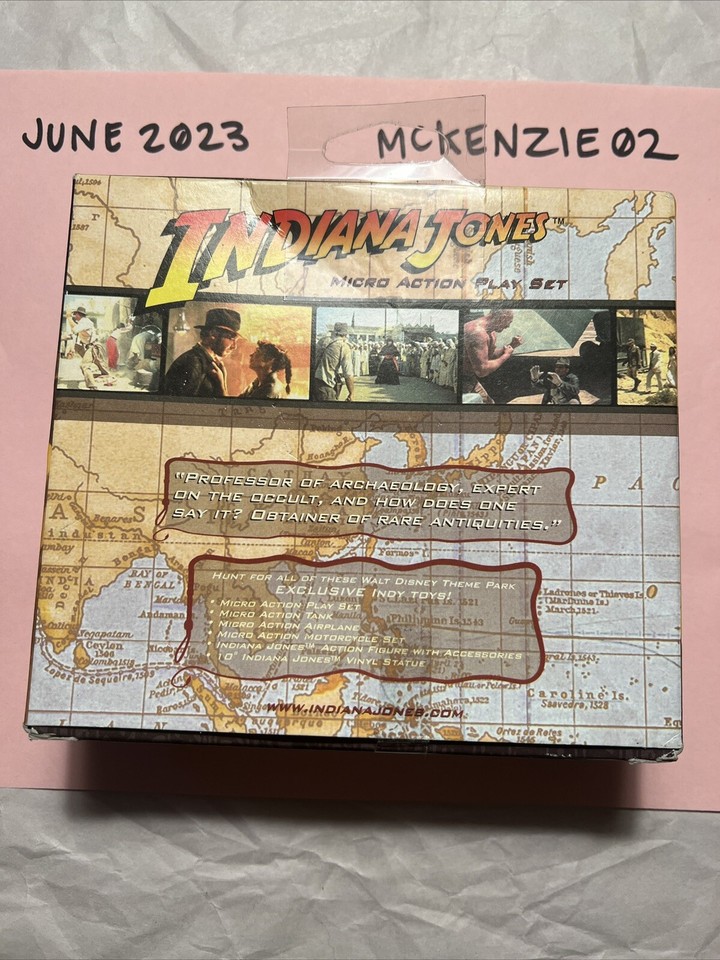 Disney, Indiana Jones Micro Action Play Set, Standing, Figures People ...