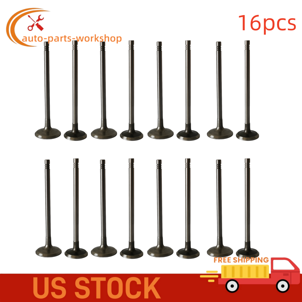 16x Intake & Exhaust Valves Set For Volvo XC40/60 S60 V90 2.0T 31375493 ...