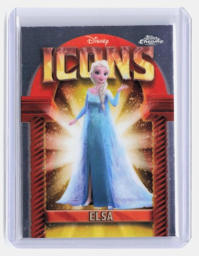 Elsa 2025 Topps Chrome Disney #DI-24 Disney Icons | eBay
