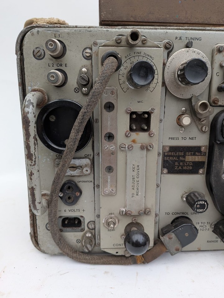 WW2 Wireless Set 21 WS-21 Royal Signals Field Radio Set | eBay