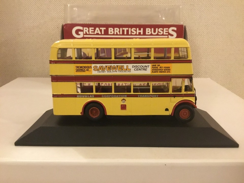 ATLAS 1:76 SCALE GREAT BRITISH BUSES AEC REGENT DOUBLE DECK BUS - ISLE ...