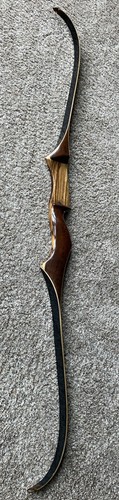 Ben Pearson Mustang Vintage Recurve Bow , 64", 45# @28, Hunting, Target ...