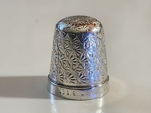 Antique Sterling Silver Thimble Made in England by Henry Griffith ...