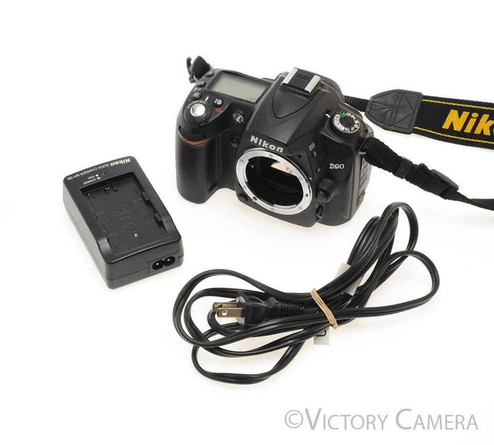 Nikon D90 12.3MP Digital SLR Digital Camera Body ~5,112 Shutter Count ...