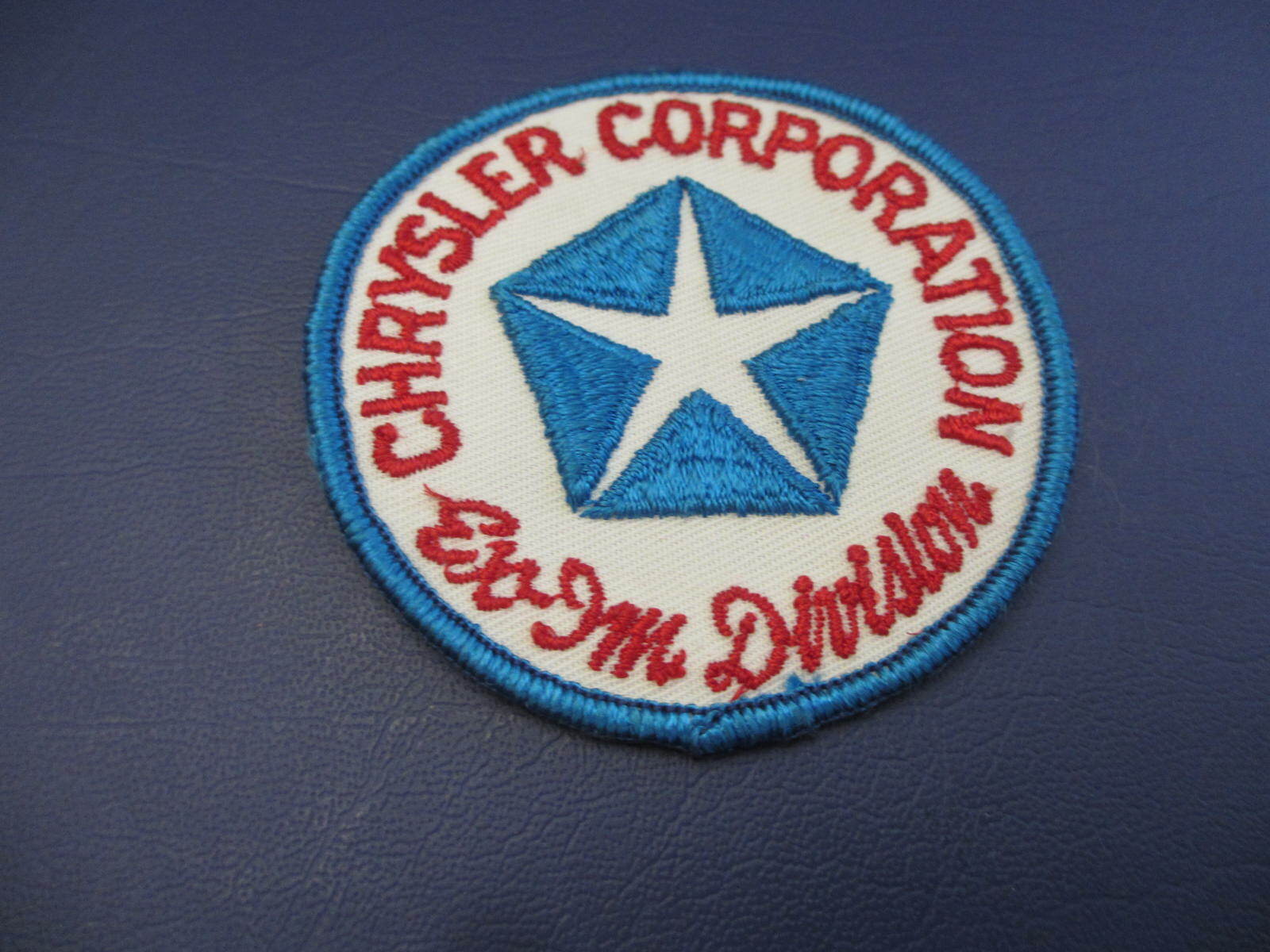 VINTAGE CHRYSLER CORPORATION 3" PATCH * | eBay