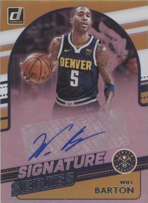 2021-22 Panini Donruss - Signature Series Will Barton #SS-WBT (AU) for ...