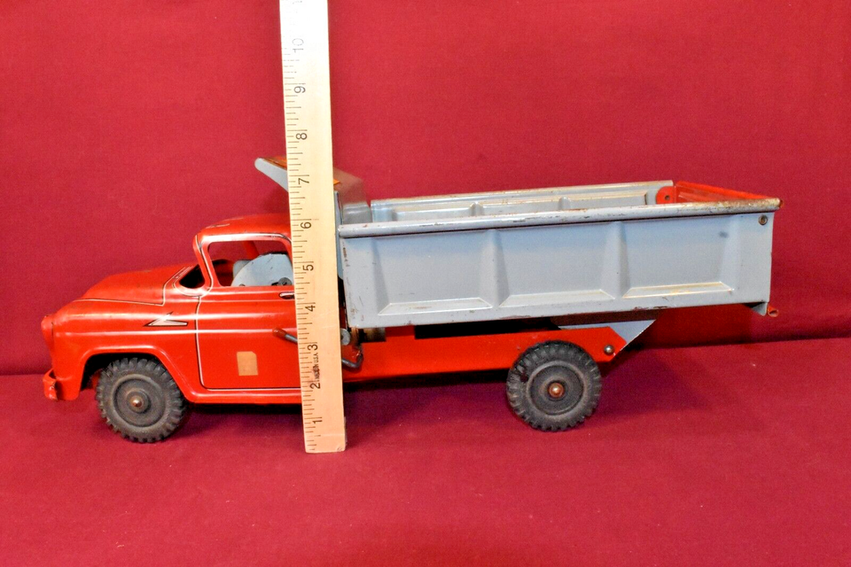 MARX Toys Vintage 50’s HYDRAULIC MECHANICAL ACTION DUMP TRUCK F76 ...