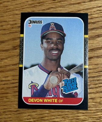 DEVON WHITE 1987 Donruss #38 Rated Rookie RC | eBay