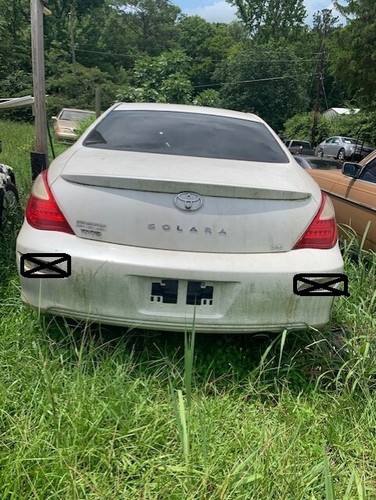 2007-2008 TOYOTA SOLARA REAR BUMPER W/OUT BACK UP LIGHT COLOR PEARL ...