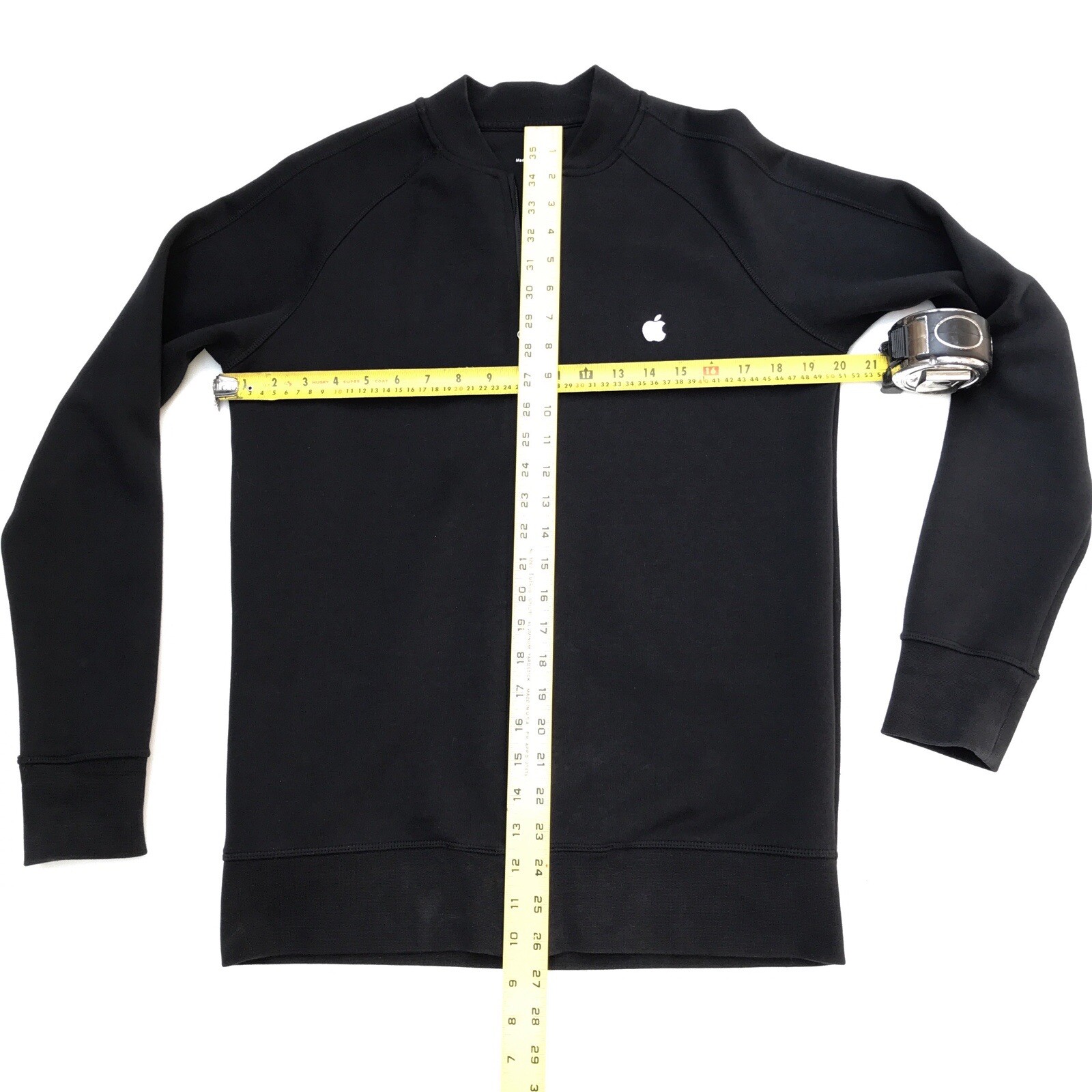 Apple Store Employee Black Athletic Logo Zip Up Jacke… - Gem