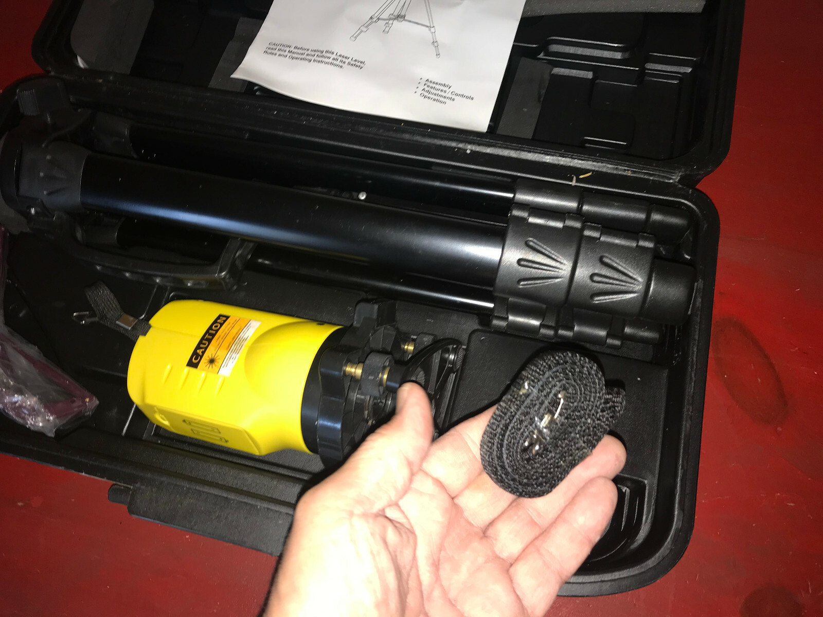 Inventek Self Adjusting Laser Level Model V21384 with Tripod in Box ...