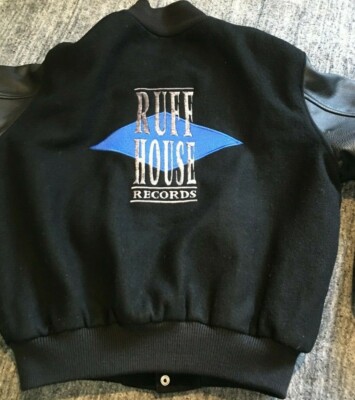 Rare Vintage 90's Ruff House Records label bomber jacket hip-hop rap | eBay