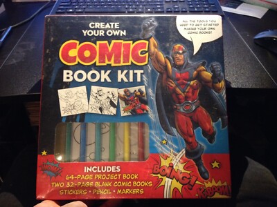Create Your Own Comic Book Kit By Walter Foster Guide and Tools Great ...