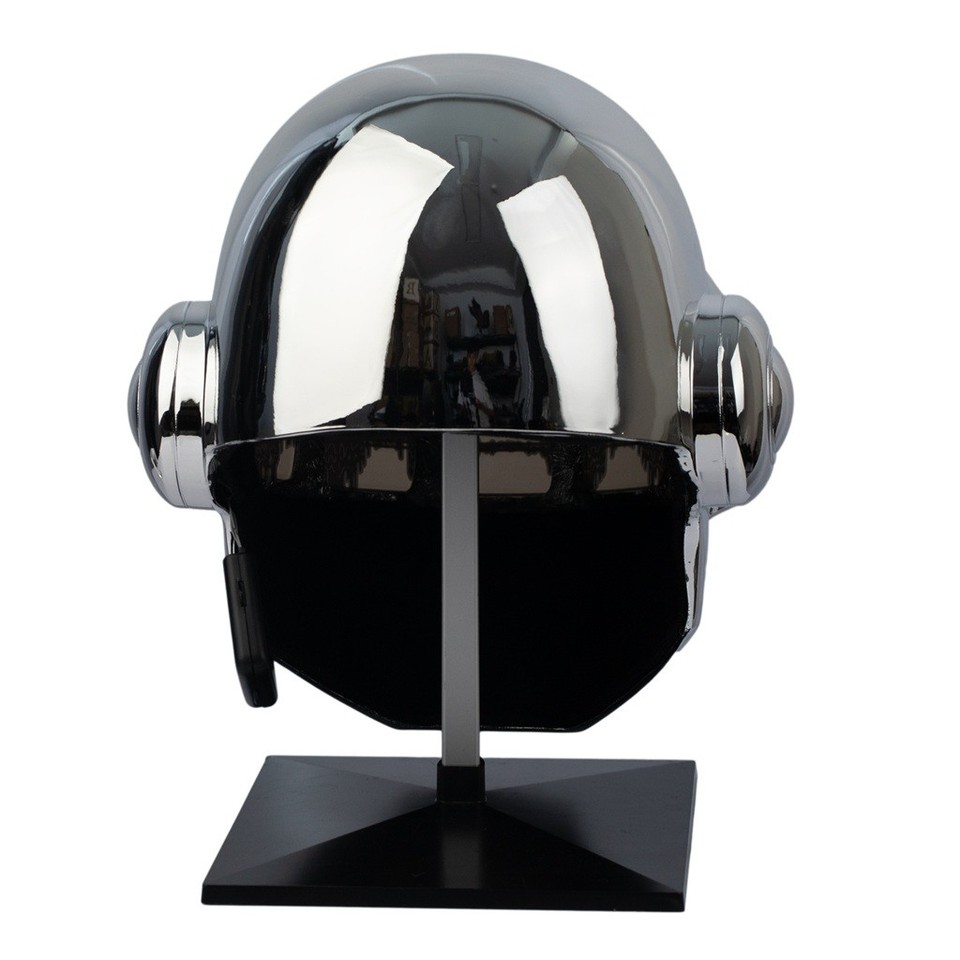 Thomas Bangalter Daft Punk Helmet Cosplay Prop Resin Silver Plated with ...