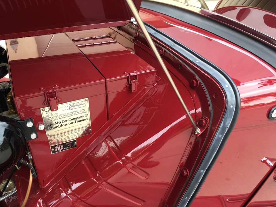 MGTC Bonnet Supports, MG TA TB TC TD, easy install | eBay