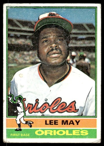 1976 Topps Lee May #210 Baltimore Orioles Baseball Card | eBay
