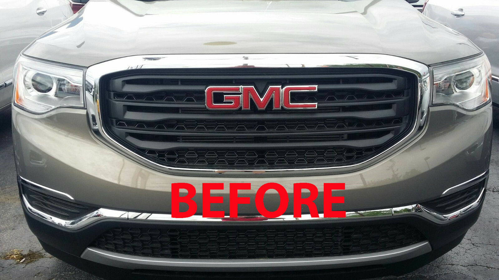 2017-2019 GMC Acadia chrome grill insert grille overlay trim SL SLE1 ...