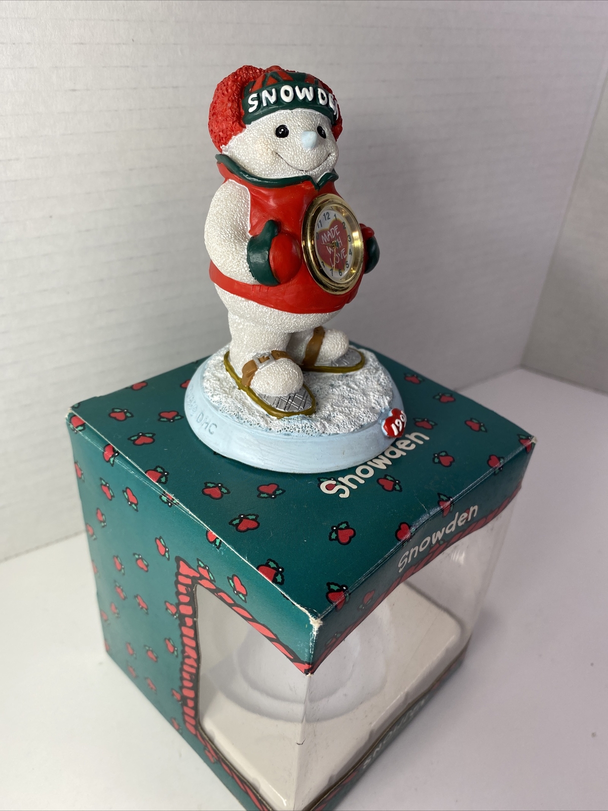 1998 Snowden Snowman Clock Figurine (clock Doesn’t Work) | eBay