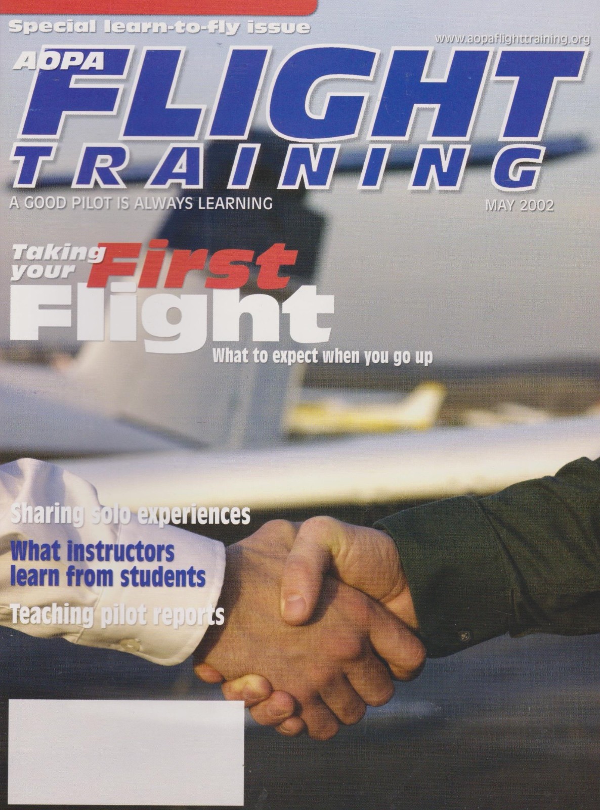 Flight Training Magazine (May 2002) (First Flight, Soloing, Glider ...