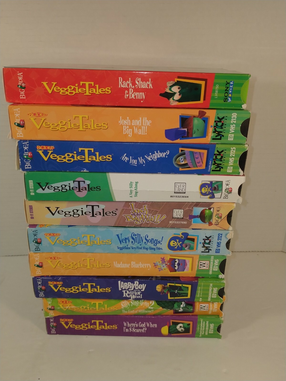 VeggieTales VHS Lot of 10 VeggieTales Big | Grelly USA
