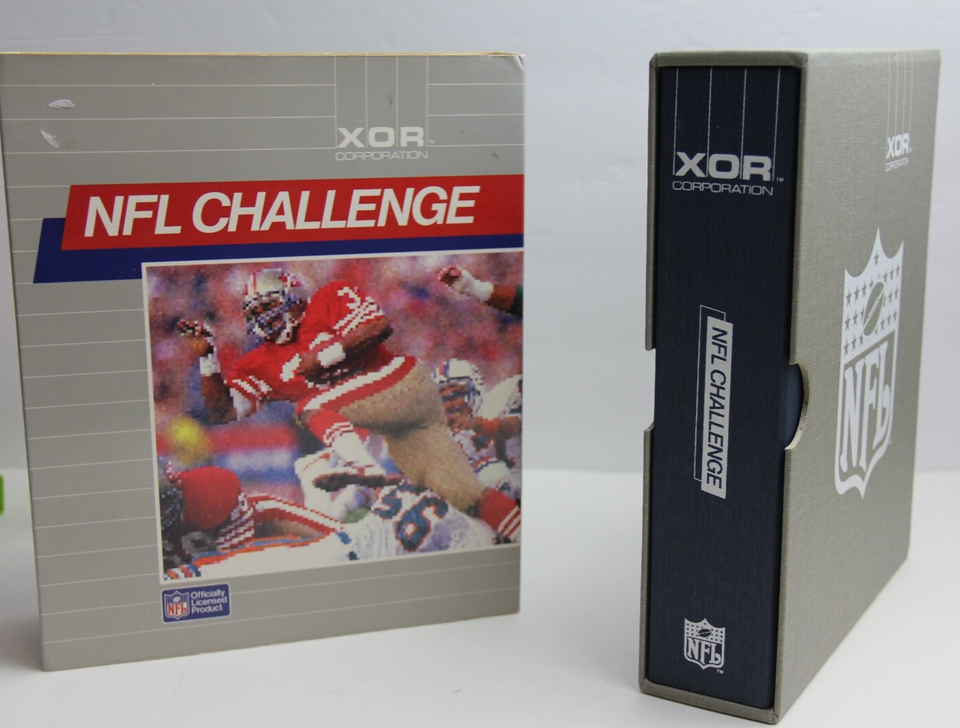 NFL Challenge is a video game for MS-DOS released in 1985 by XOR ...