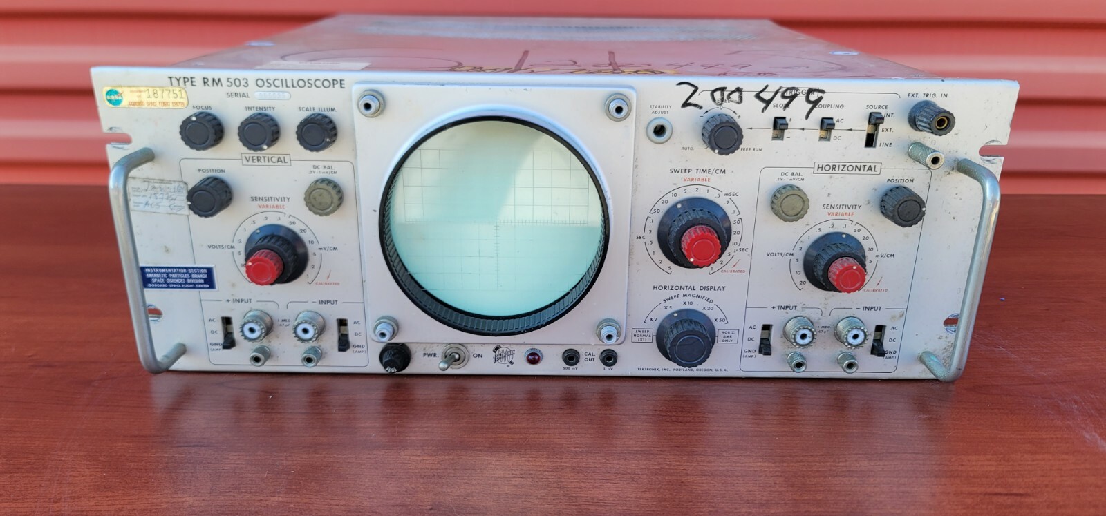 Tektronix Type 503 RM503 Oscilloscope Rack Mount Tested Working for ...