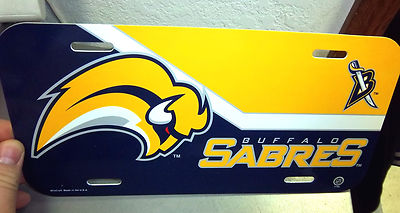 Buffalo Sabres NHL National Hockey team Plastic License Plate, made in ...