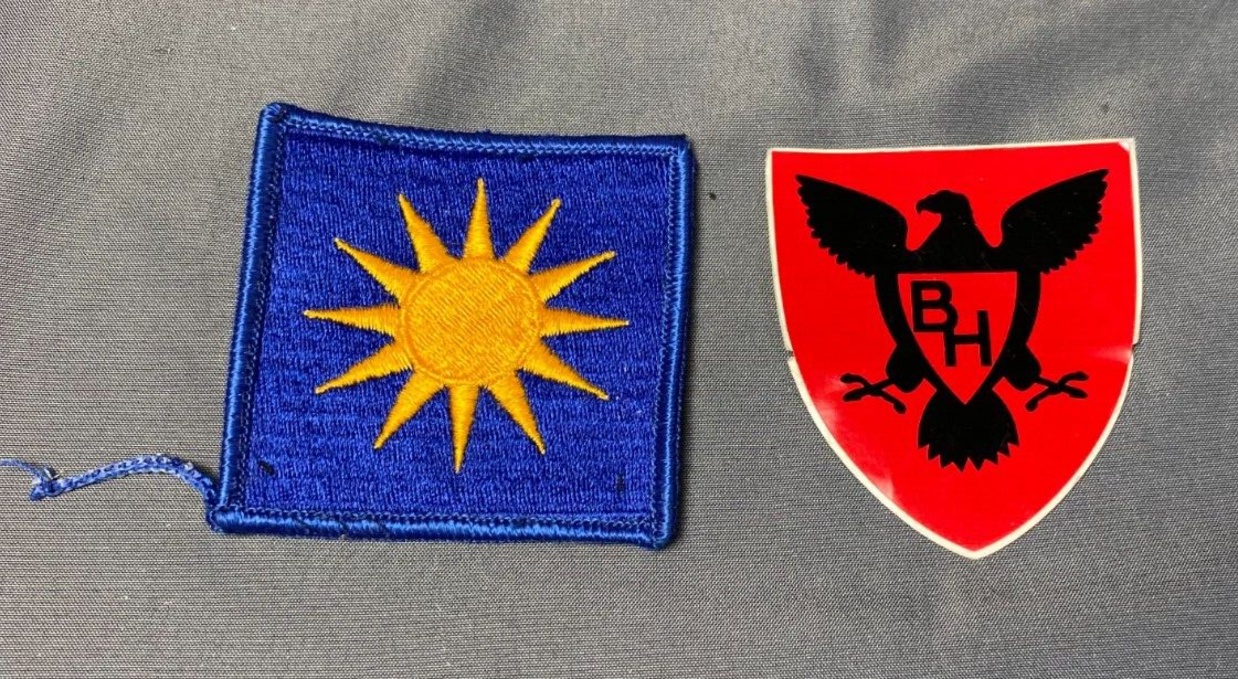 WW2 40th Infantry Division Patch Unit Insignia & Bonus Sticker | eBay