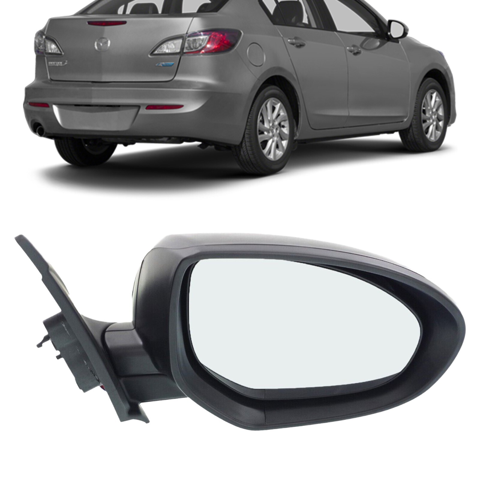 For 2010-2013 Mazda 3 Sport Sedan Hatchback Passenger Side Mirror ...
