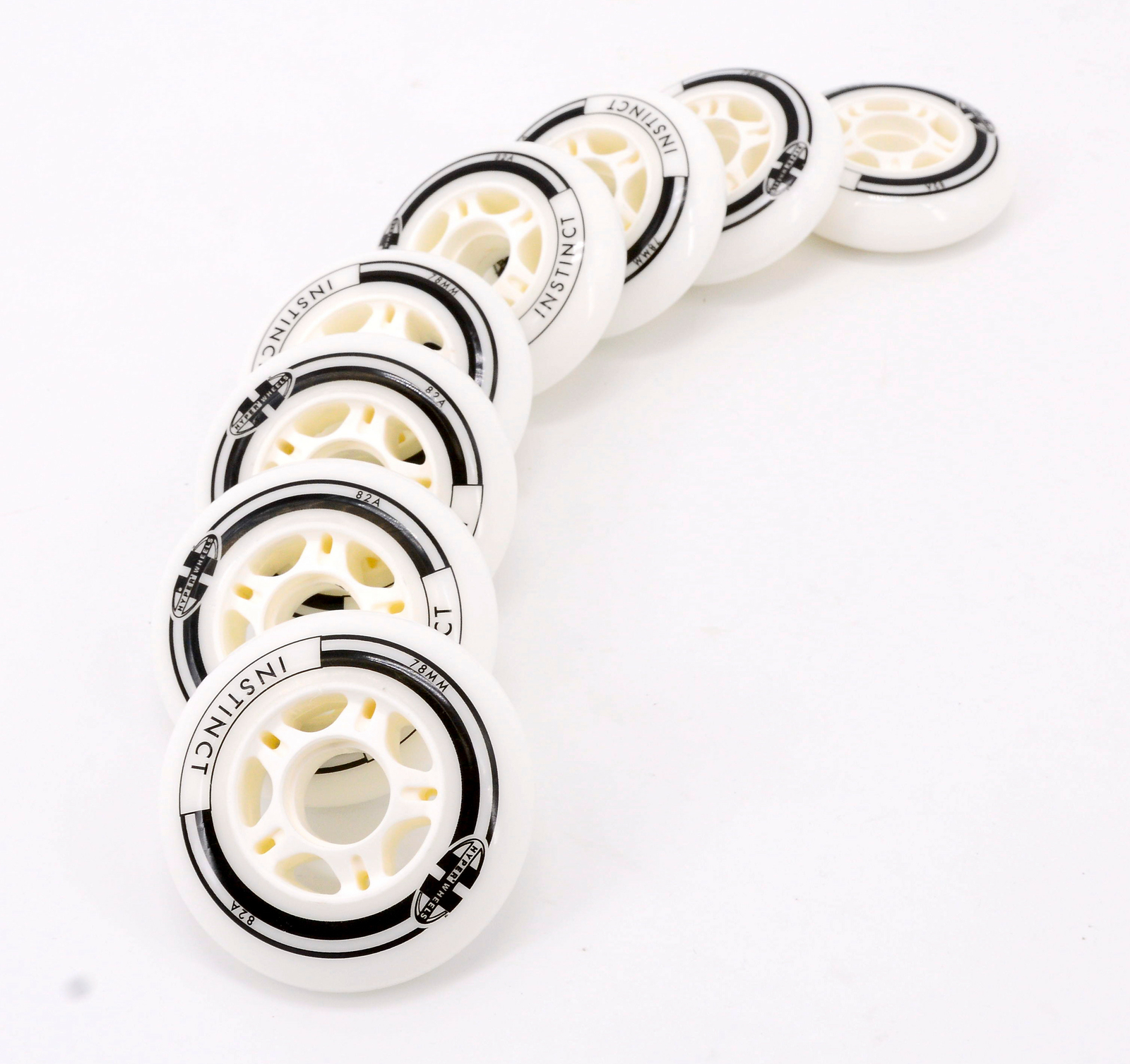 Hyper Instinct 78mm 82A Rolien Set Inline Scooter Fitness Skate Blades ...