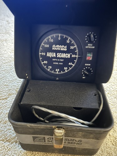 Vintage Gladding South Bend Fishing Aqua Search Depth Finder Model 1000 ...