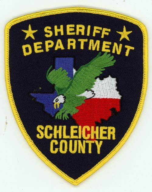 TEXAS TX SCHLEICHER COUNTY SHERIFF NICE SHOULDER PATCH POLICE | eBay