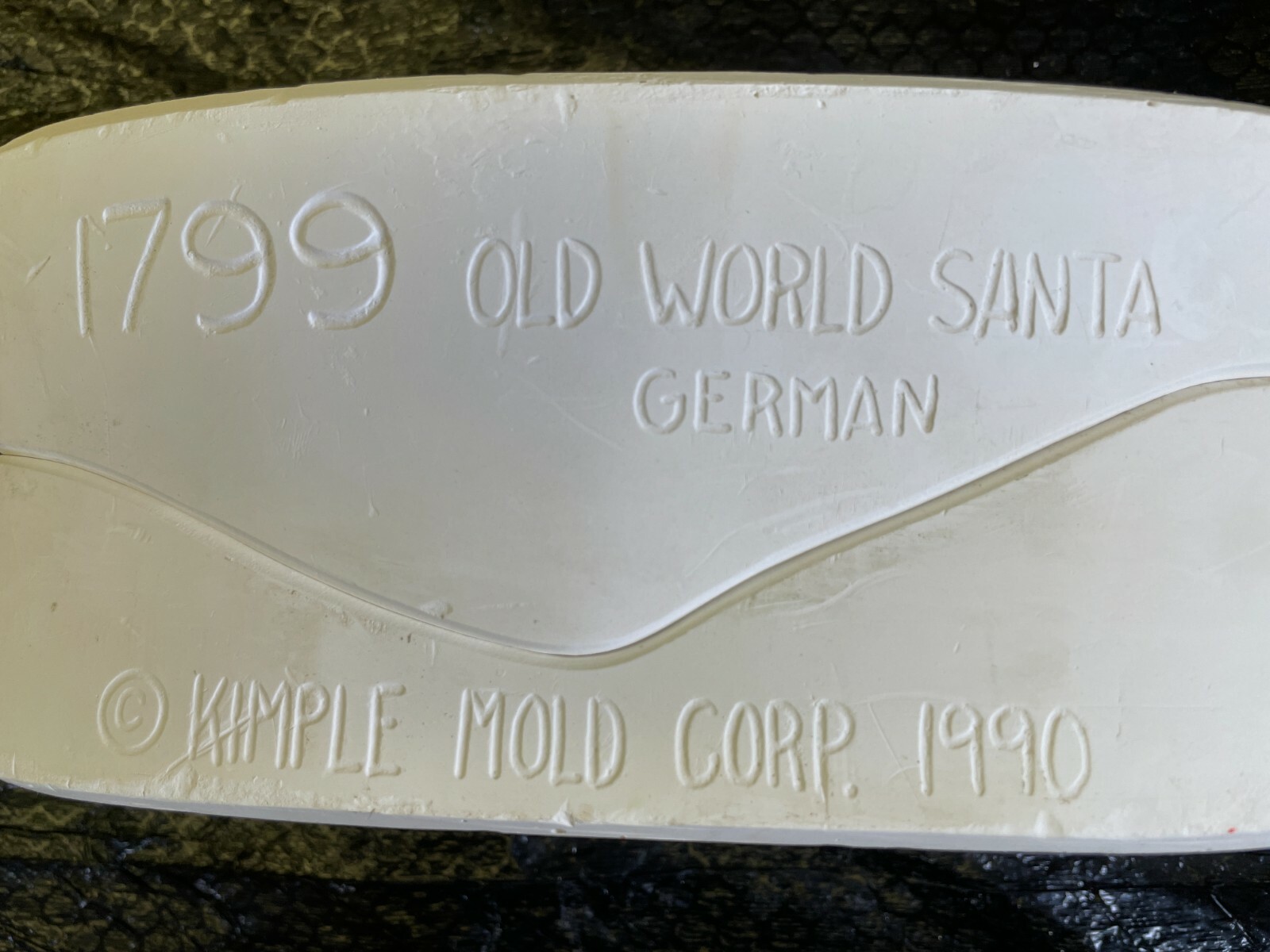 VINTAGE KIMPLE CERAMIC MOLD #1799 OLD WORLD SANTA GERMAN | eBay