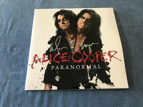RARE Alice Cooper PARANORMAL Autographed SIGNED Alice Cooper NM/NM ...