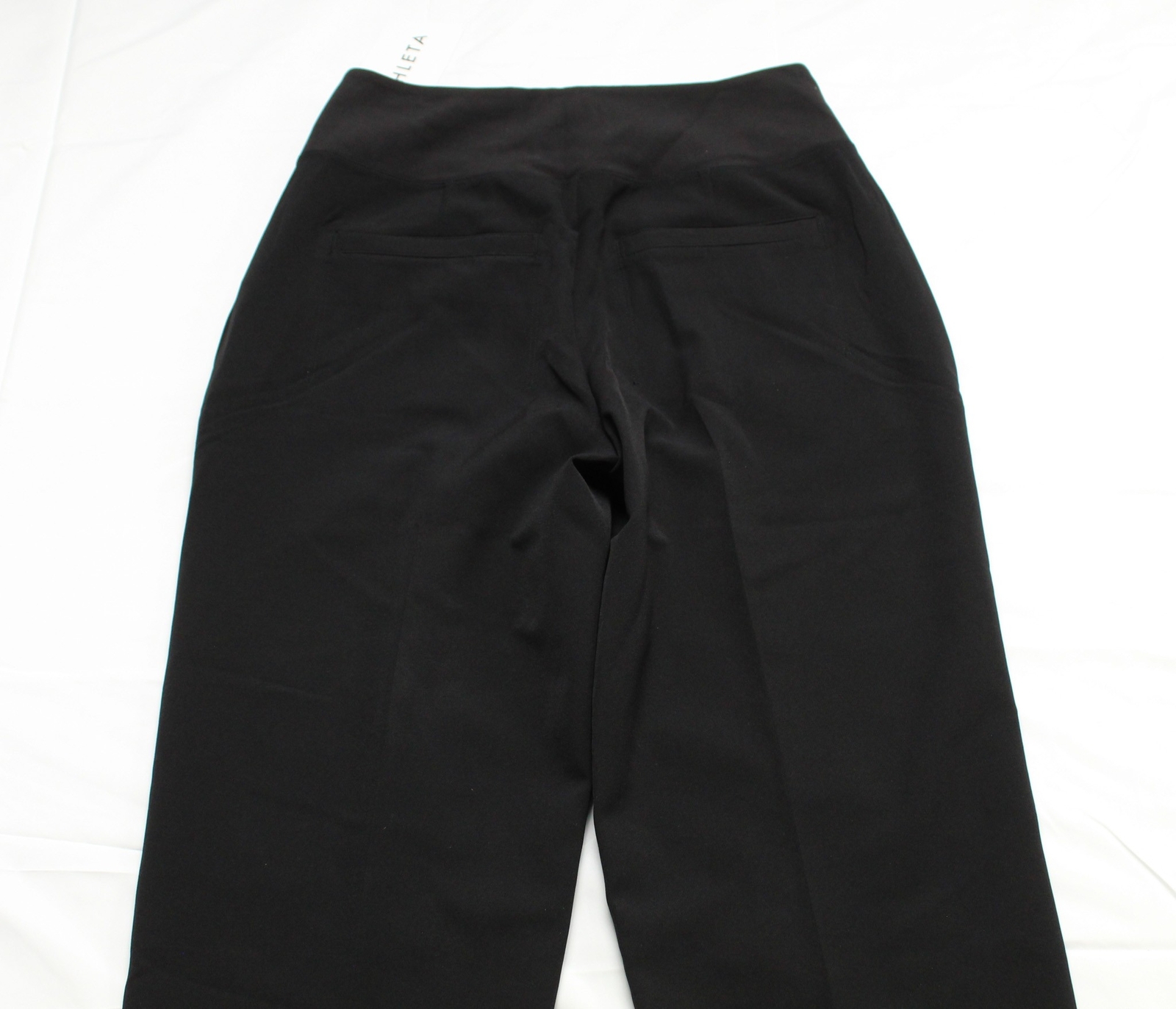 Athleta Endless pant Sz 10 Tall Black Work Travel Pant Straight Leg ...