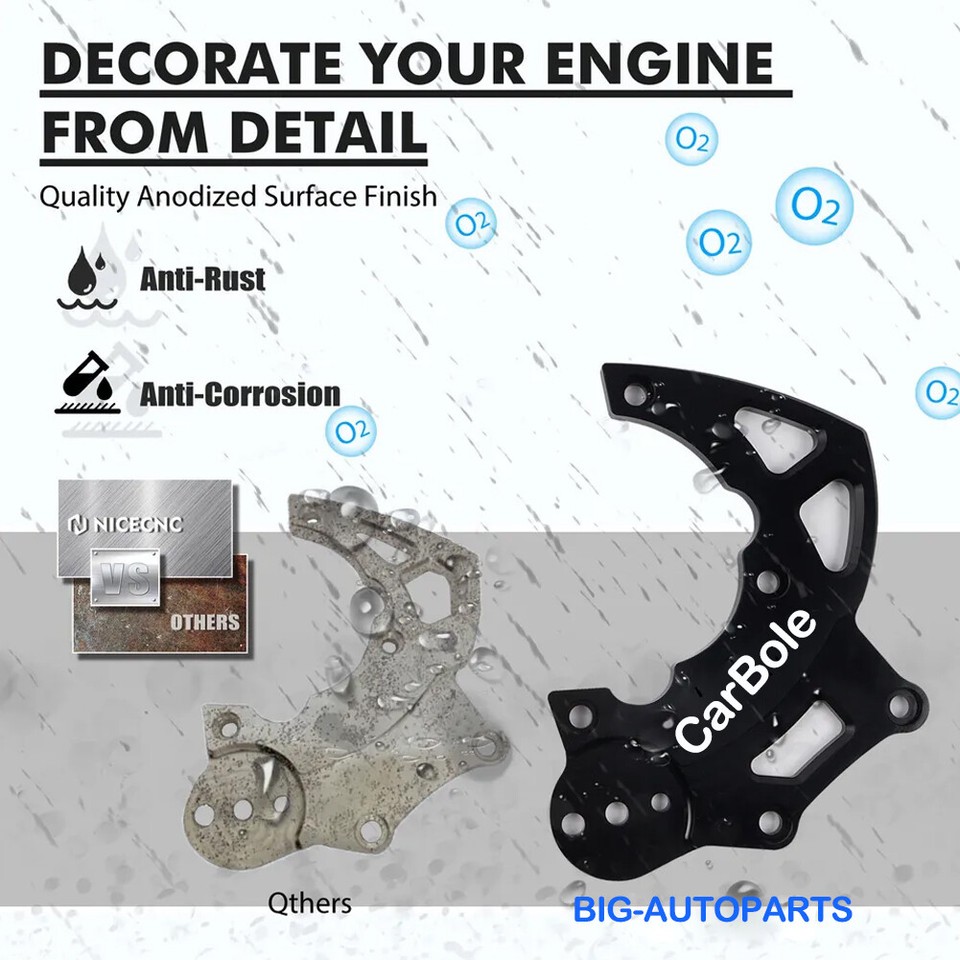 For LS Swap R4 AC Compressor High Mount Bracket Kit For Chevy GMC SUV ...