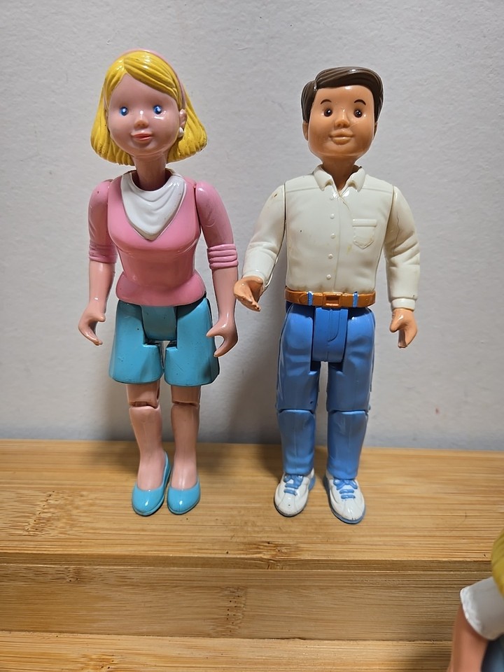Vintage 90'sFisher Price My Loving Family & Mattel Doll House Family ...