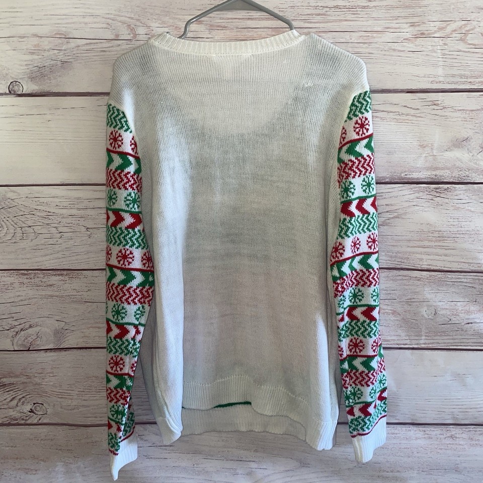 NOBO SLEIGH-SLEEP ALL DAY Ugly Christmas Sweater Jr. Girls XXL 19 ...