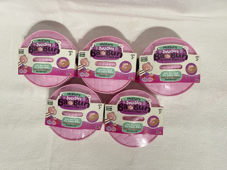 Viral Mystery Dumpling Glitter Squishy Rms Bao Bun Rare Rose Gold