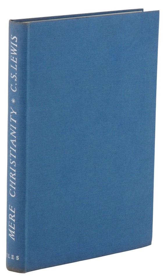 Mere Christianity ~ by C.S. LEWIS ~ First Edition ~ 1st Printing ~ 1952 ...