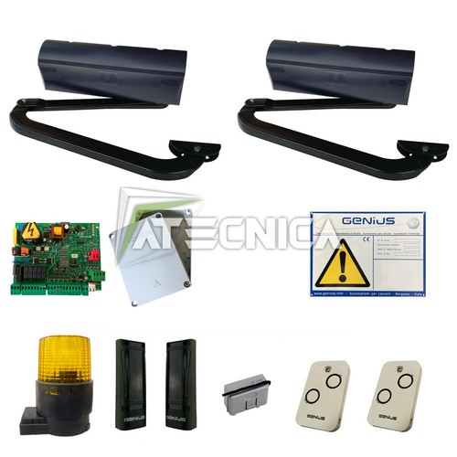 Kit completo automazione a bracci articolati FAAC GENIUS TRIGON 02 230V ...