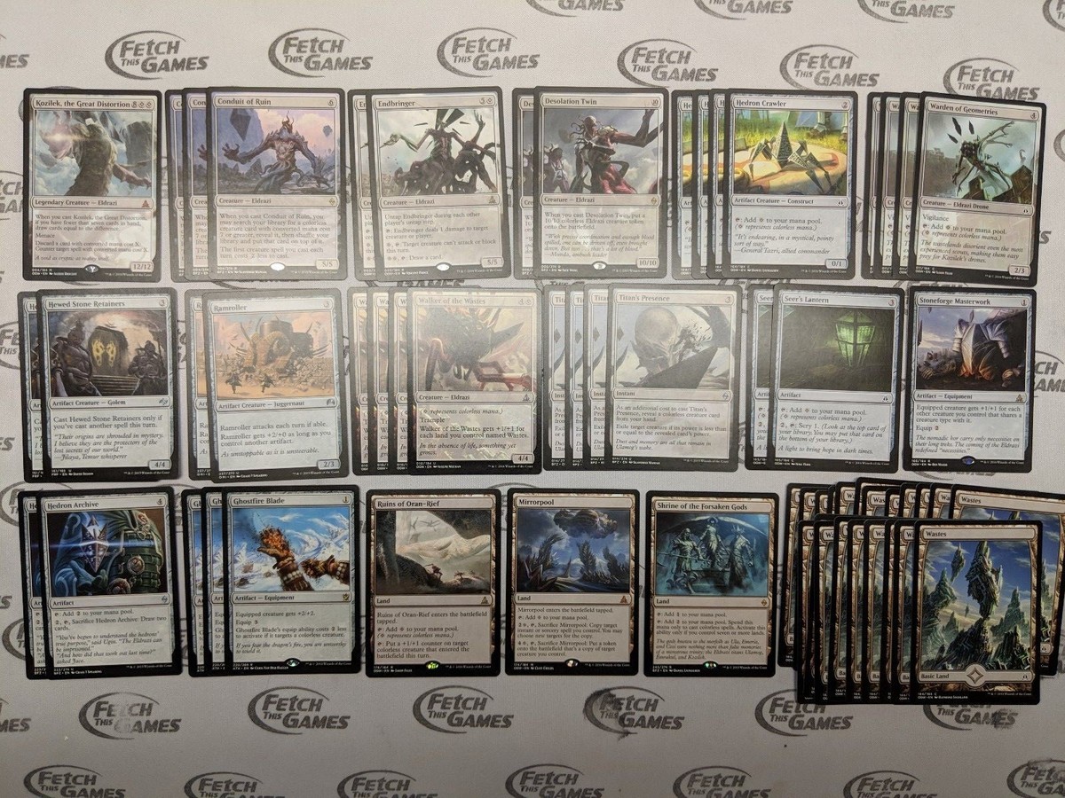 Eldrazi Modern Mtg Deck Eldrazi Conscription Modern Horizons 3