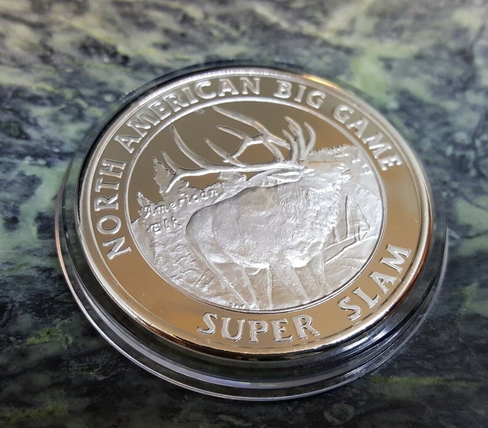 North American Hunting Club Elk Big Game Super Slam Silver Plate ...