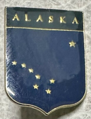 ALASKA State Crest Souvenir Lapel Hat Pin [U] | eBay