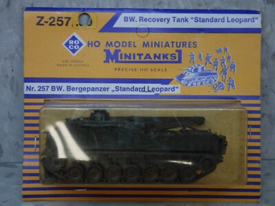 Roco Minitanks 1/87 Modern German Standard Leopard Recovery Vehicle Lot ...
