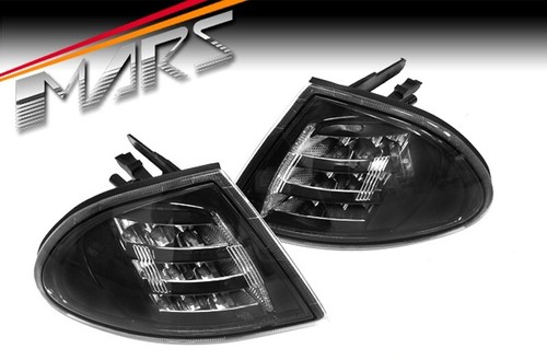 Black LED Corner Indicator for BMW E46 Sedan 98-01 318i 320i 323i 325i ...