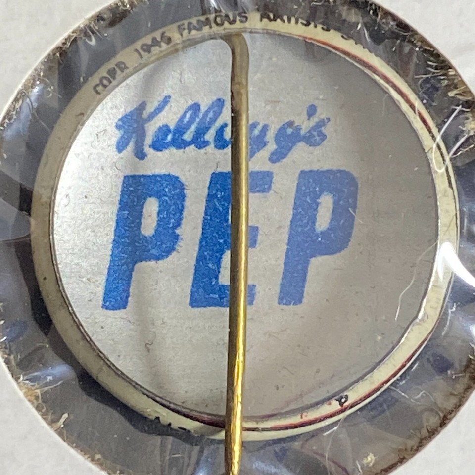Pat Patten Kellogg's Pep Pinback Cereal Premium Prize c1945-46 | eBay